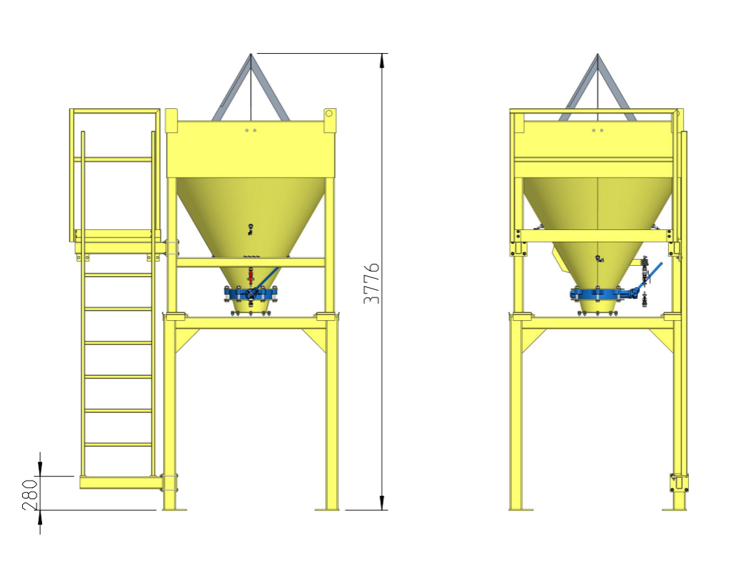 Mini-Silo 1,2 m3 komplett - Normet Aliva Online Store